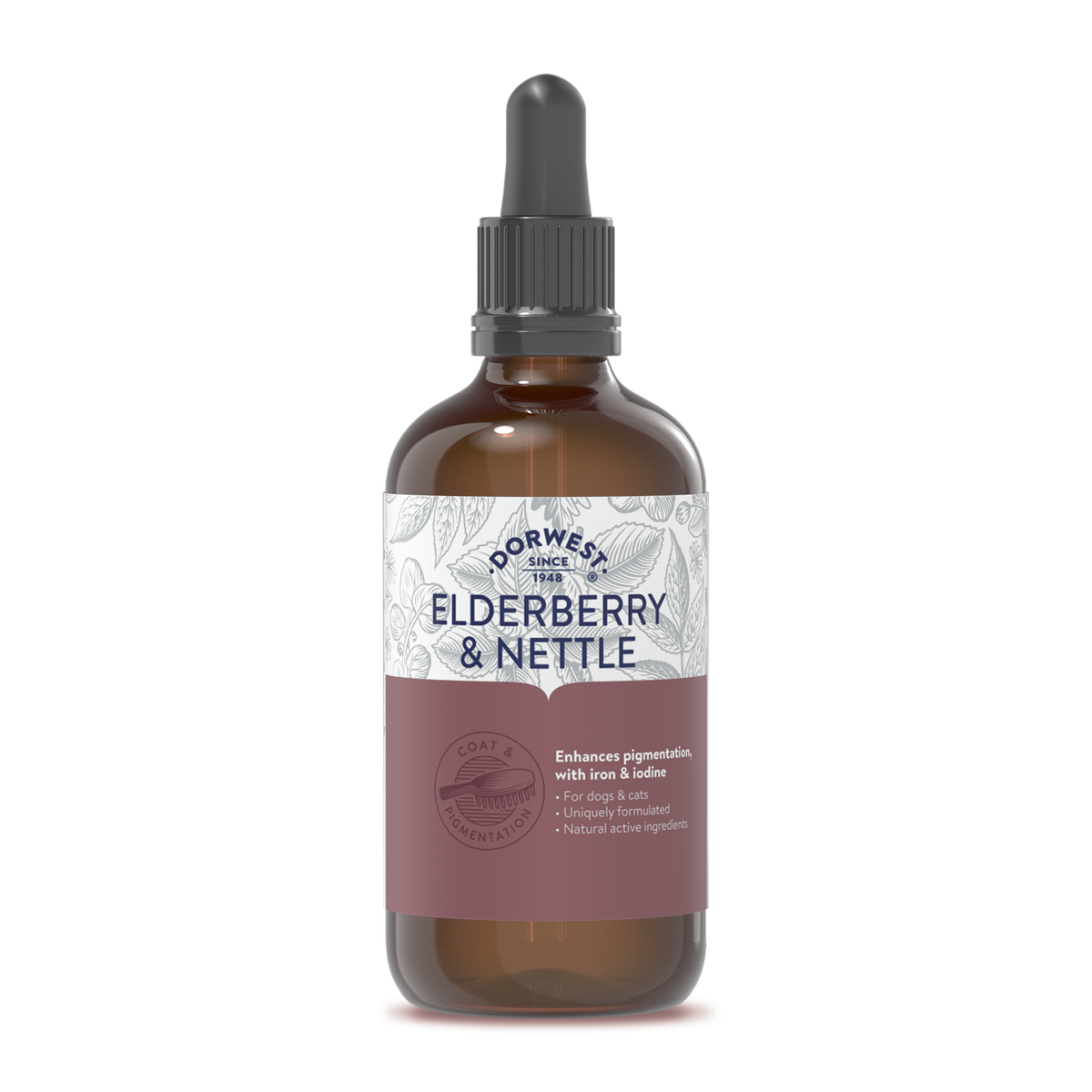 Elderberry & Nettle Extract for Dogs & Cats | Iodine & Iron | Dorwest ...